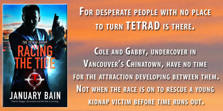 Racing the Tide: January Bain - christineyoungromancewriter.com